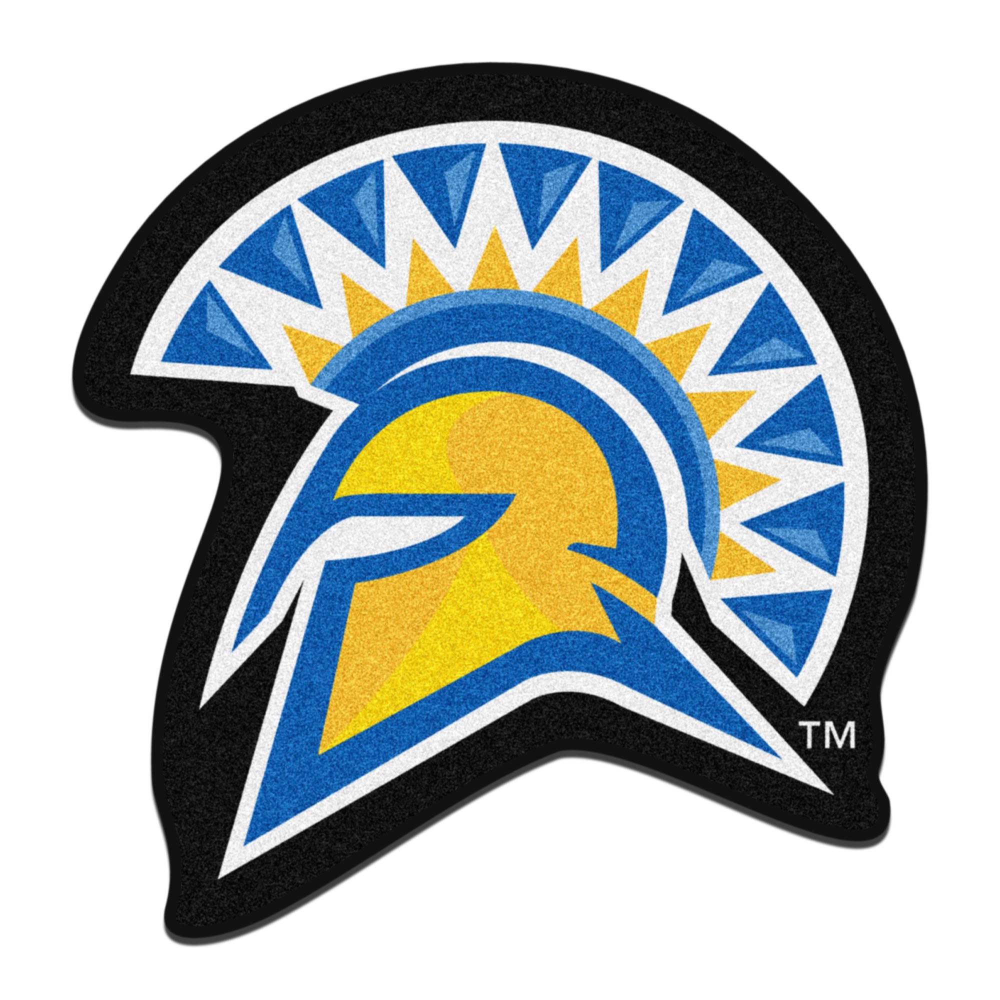 San Jose State University Spartans Mascot Area Rug - Nylon San Jose State University Spartans Mascot Area Rug - Nylon